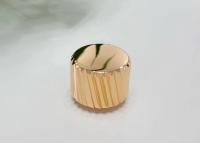 China Zamak Irrregular Surface Perfume Bottle Caps Lids For Eco-Friendly Packaging for sale