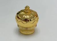 China Premium Zinc Alloy Perfume Caps Gold Silver Rose Gold Custom Size Eco Friendly Perfume Lids for sale