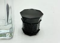China High-End Shiny Surface Black Perfume Bottle Caps Customized Perfume Bottle Lids for sale