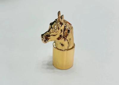China Custom Zinc Alloy Perfume Caps Gold Zamak Perfume Bottle Caps 18mm 24mm for sale