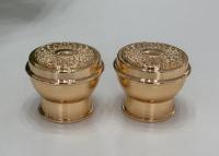 China Custom Zinc Alloy Perfume Caps 18mm Standard Neck Perfume Bottle Tops for sale