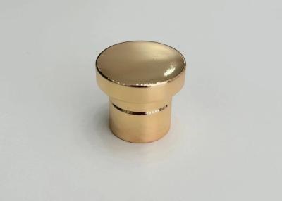 China Custom Gold Zinc Alloy Perfume Cap 20mm OEM Branding Personalization for sale
