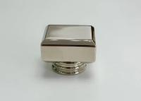 China Silver Zamak Perfume Caps Zinc Alloy Bottle Lids Cover Custom Size 18mm 20mm for sale
