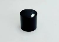 China Custom Black Zinc Alloy Perfume Cap 18mm for Luxury Fragrance Bottles for sale