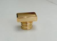 China Zinc Alloy T-Shaped Gold Zamak Perfume Caps for Custom Fragrance Packaging 22mm for sale