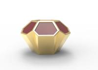 China Customized Logo Zamak Perfume Caps Zinc Alloy Perfume Lids for sale