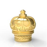 China Custom Gold Zamak Metal Perfume Cap Zinc Alloy Bottle Tops for 20mm Neck for sale