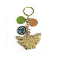 China Custom Gold Zinc Alloy Key Chains with Logo - 200PCS Box Packaging, 7-15 Day Production Time for sale