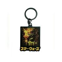 China Custom Cartoon Pattern Square Zinc Alloy Key Ring - 200PCS Box Packaging with CNC Laser Engraving Options for sale