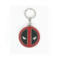 China Custom Marvel Deadpool Metal Key Ring 200PCS Box Eco-friendly Laser Engraved Gift Item for sale