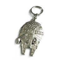 China Custom Silver Plating Engraved Zinc Alloy Metal Keychains for Promotional Gifts 500pcs MOQ for sale