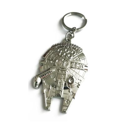 China Custom Silver Plating Engraved Zinc Alloy Metal Keychains for Promotional Gifts 500pcs MOQ for sale
