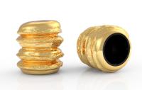 China Zinc Alloy Hamburger Shaped Perfume Cap Custom OEM 20mm Neck Size for sale