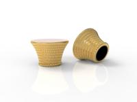 China Custom T-Shaped Zamak Perfume Caps Zinc Alloy 20mm Bottle Caps Gold for sale