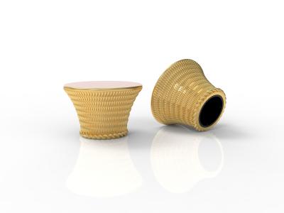 China Custom T-Shaped Zamak Perfume Caps Zinc Alloy 20mm Bottle Caps Gold for sale