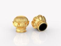 China Custom Eco-friendly Zamak Perfume Caps in Various Styles for Sustainable Packaging for sale