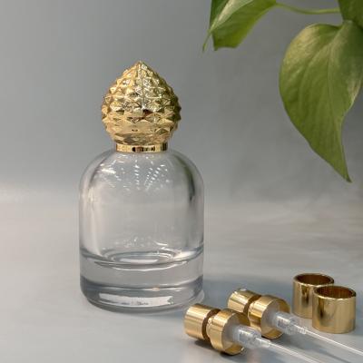 China Custom Gold Zinc Alloy Zamak Perfume Caps Durable Elegant Fragrance Packaging Customizable for sale