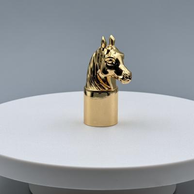 China Custom Zamak Perfume Caps Die Casting 3000pcs MOQ Luxury Perfume Cover for sale