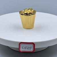 China Custom Zinc Alloy Zamak Perfume Caps 20mm for Elegant Fragrance Packaging for sale