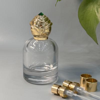 China Custom Diamond Zamak Perfume Caps High Grade Zinc Alloy 20mm for Elegant Fragrance Packaging for sale