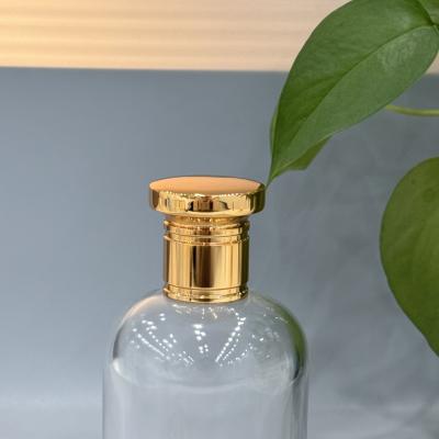 China Customizable Zamak Perfume Caps High Grade Zinc Alloy No Mould Fee Eco Friendly Fragrance Packaging for sale