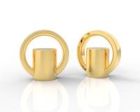 China Custom Luxury ABS Plastic Crown Style Iron Metal Zamac Perfume Cap 20mm 24mm for sale