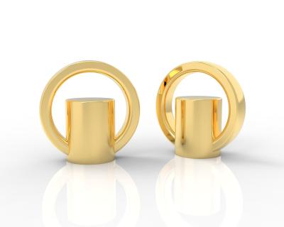China Custom Luxury ABS Plastic Crown Style Iron Metal Zamac Perfume Cap 20mm 24mm for sale