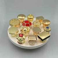China Custom Logo Zinc Alloy Perfume Bottle Caps for Standard 15mm Neck Size for sale