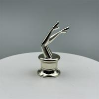 China ABS Plastic Perfume Bottle Cap Fea15 Model PP Plastic Lids Plating Gold Colors Customizable for sale