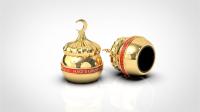 China Custom Zamak Perfume Caps Pomegranate Shape for FEA15 Standard Bottle Neck 18mm for sale