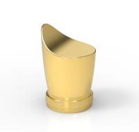 China Zamak Hexagon Perfume Cap Die Casting Metal Bottle Tops 100pcs MOQ Custom Size for sale