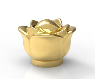 China Flower Shaped Customized Logo Premium Glossy Square-Shaped Cap Perfume Cap for Fea 15 for sale