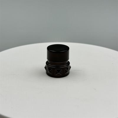 China ABS Plastic Screw Cap Perfume Bottle Cap with Silk Screen Printing for Luxury Cosmetics for sale