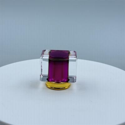 China 15mm Plastic Perfume Bottle Cap Golden Chrome Black Purple Plating 150°F Temperature Resistance for sale