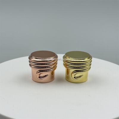 China 15mm ABS Plastic Perfume Crown Cap with Iron Metal Pump for Non-Refillable Bottle Closures for sale