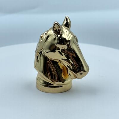 China Zinc Alloy Animal Perfume Cover Golden Special-Shaped Cap 24mm Diameter for sale