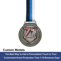 China Custom Gold Plated Medals 2mm Thickness with 7-10 Day Production for Sports Awards and Recognition for sale