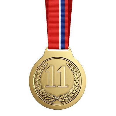 China Custom 2mm Thickness Metal Medals with 7-10 Day Production - Gold/Silver Plating & Letterpress Printing for sale