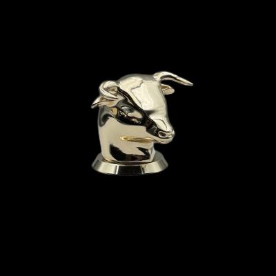 China Luxury Fea 15 Perfume Bottle Cap Gold Silver Electroplated Zinc Cover for Sealing Cans Packaging for sale