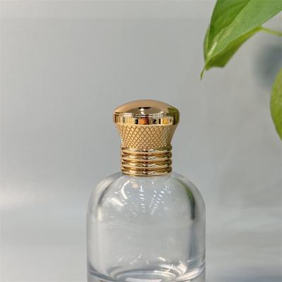 China Zinc Alloy Perfume Crown Cap 30mm Screw Closure for Cosmetic Glass Bottles Jars Packaging for sale