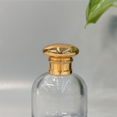 China Custom Luxury Clear Perfume Bottle Lids 15mm Zamak Cap Plastic Metal Aluminium for Packaging for sale