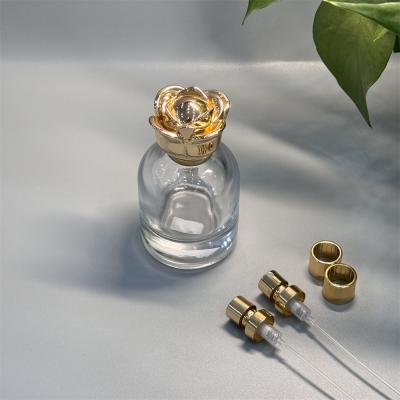 China Custom Zamac Perfume Bottle Caps 24x32mm Gold Cylinder with Custom Logo Eco-Friendly Zinc Alloy for sale