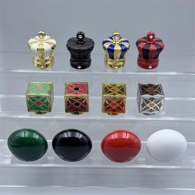 China Custom Logo 15mm Zamac Metal Fragrance Cap Universal Bottle Lid Cover for Perfume Bottles for sale