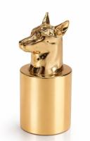 China Luxury Polished Gold Zamak Perfume Cap 24mm Custom Die Casting for sale