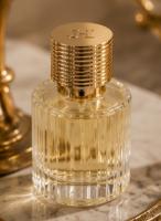 China Premium Ribbed Zamak Perfume Cap 24mm Mirror Gold Finish Custom Logo Engraving for sale