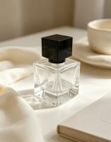 China Matte Black Zinc Alloy Perfume Cap Square Design 24mm Corrosion Resistant for sale