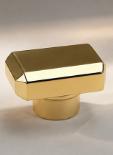 China Square Zamac Perfume Cap Eco-Friendly Zinc Alloy Luxury Design Custom Logo 24mm for sale