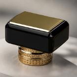 China Square Zamac Perfume Cap Eco-Friendly Zinc Alloy Luxury Design Custom Logo 24mm for sale