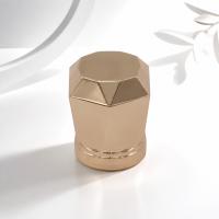 China Custom Gold Plated Zamak Perfume Cap 20mm Neck Size Luxury Fragrance Packaging for sale