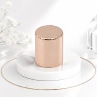 China Custom Zamak Perfume Cap Mirror Rose Gold Plating Leak Proof Seal for FEA 15 Bottles for sale